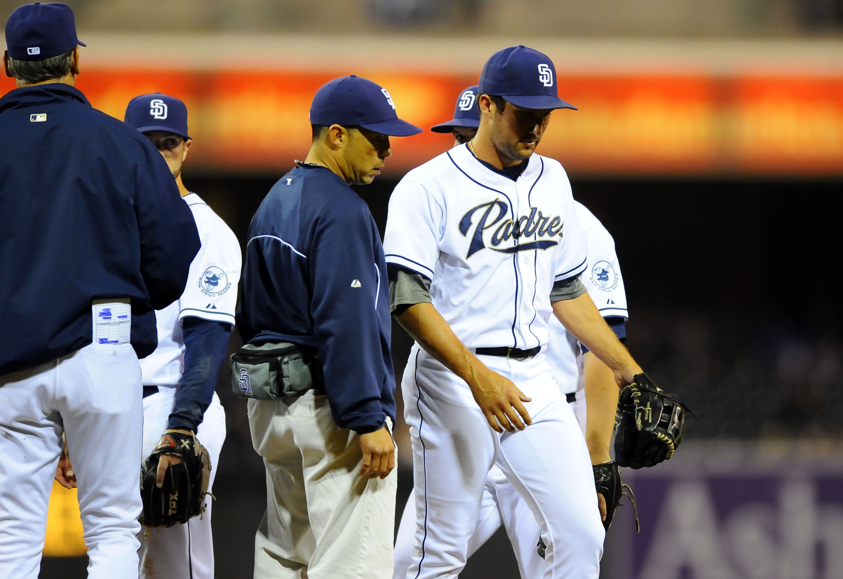 PLAYING TIME: Padres pitchers dropping like flies